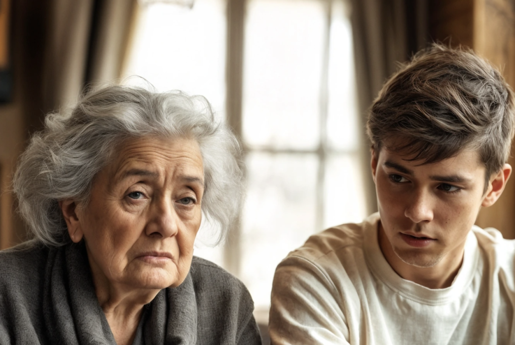 Mom, you don’t have that many years left, maybe you can live in the ...