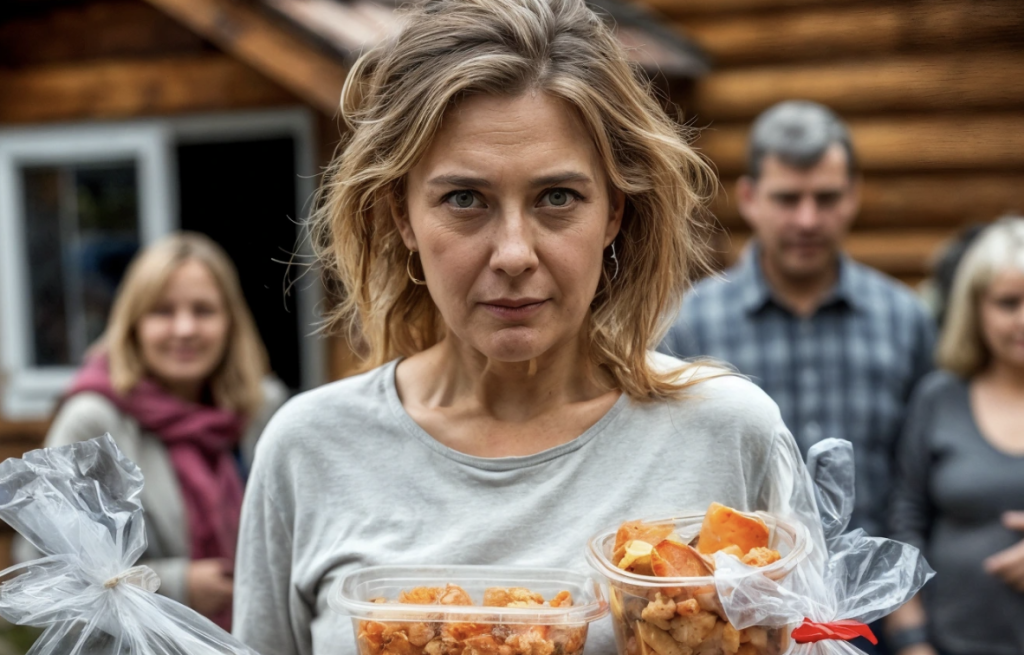 I packed some leftovers for you to take home, just the way you love ...