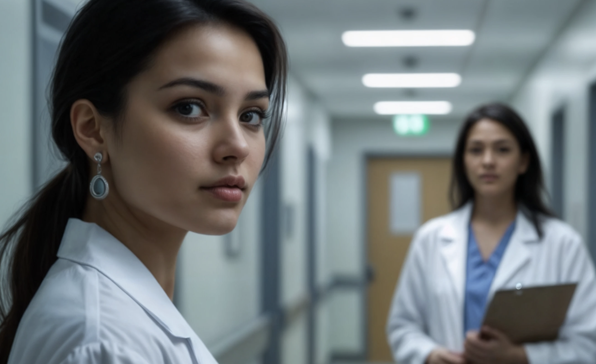 Lika was just finishing her coffee during the break between ...